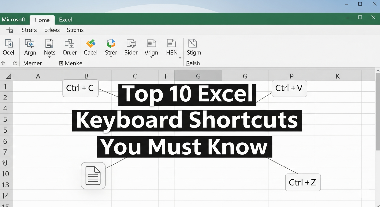 Top 10 Excel Keyboard Shortcuts You Must Know in 2025 (Speed Up Your Workflow!) - Brainiqa